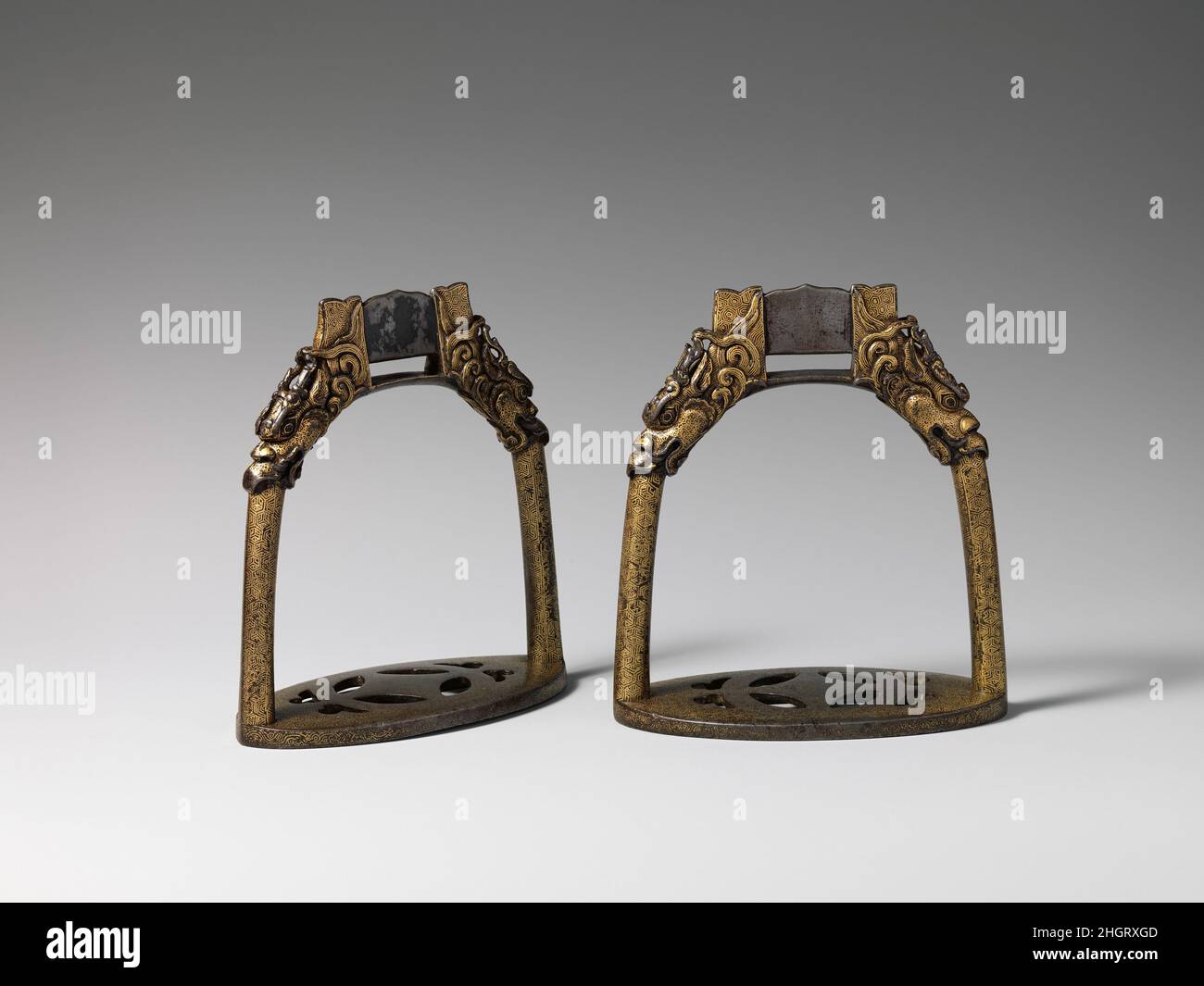Pair of Stirrups (? ???????) probably 17th century Chinese In addition ...