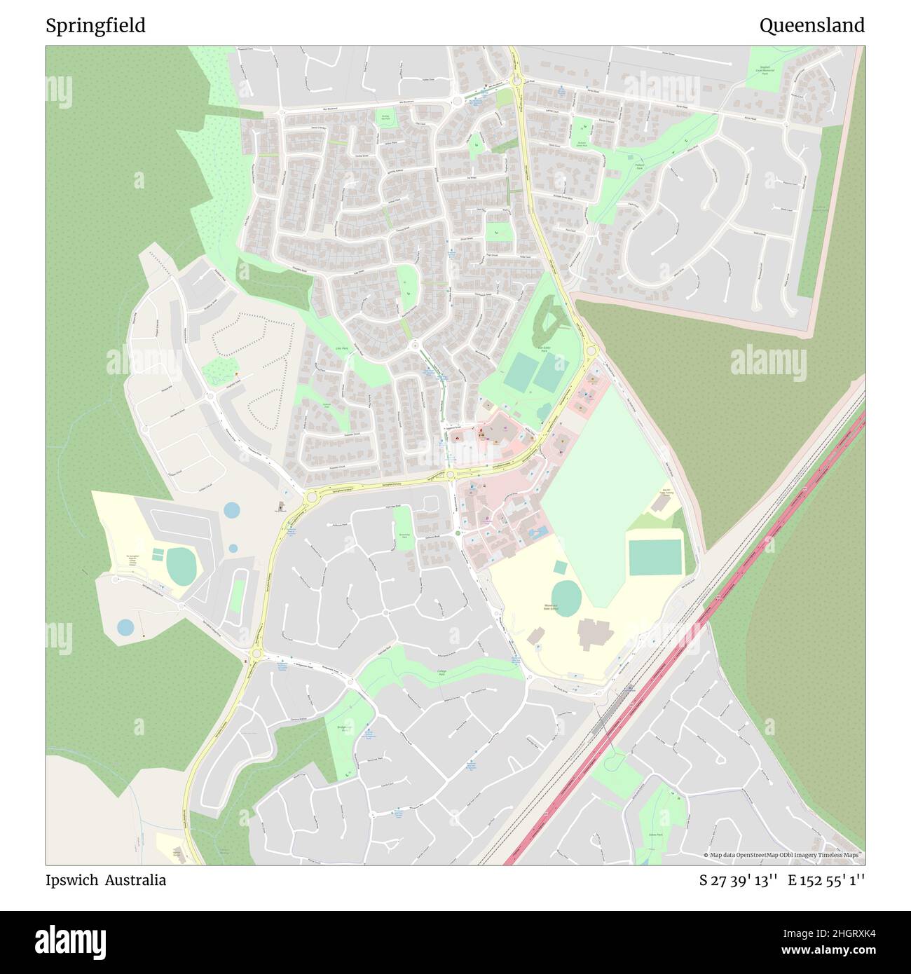 Map of springfield hi-res stock photography and images - Alamy