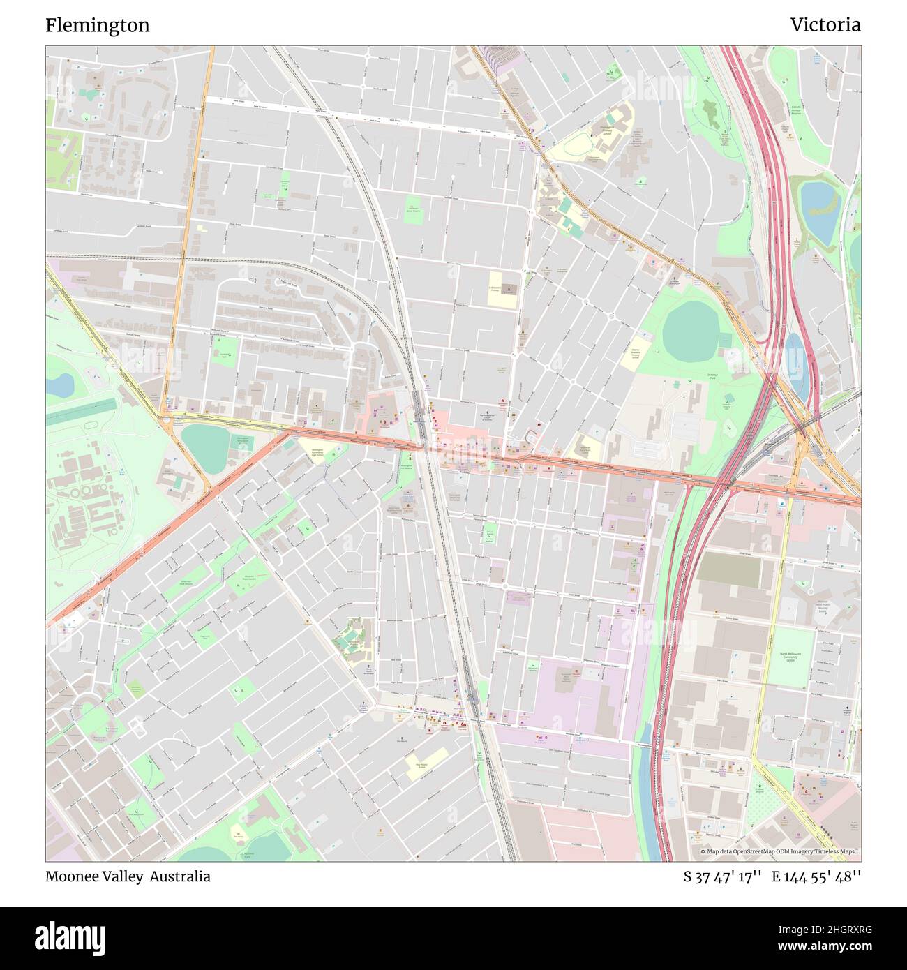 Flemington map hi-res stock photography and images - Alamy