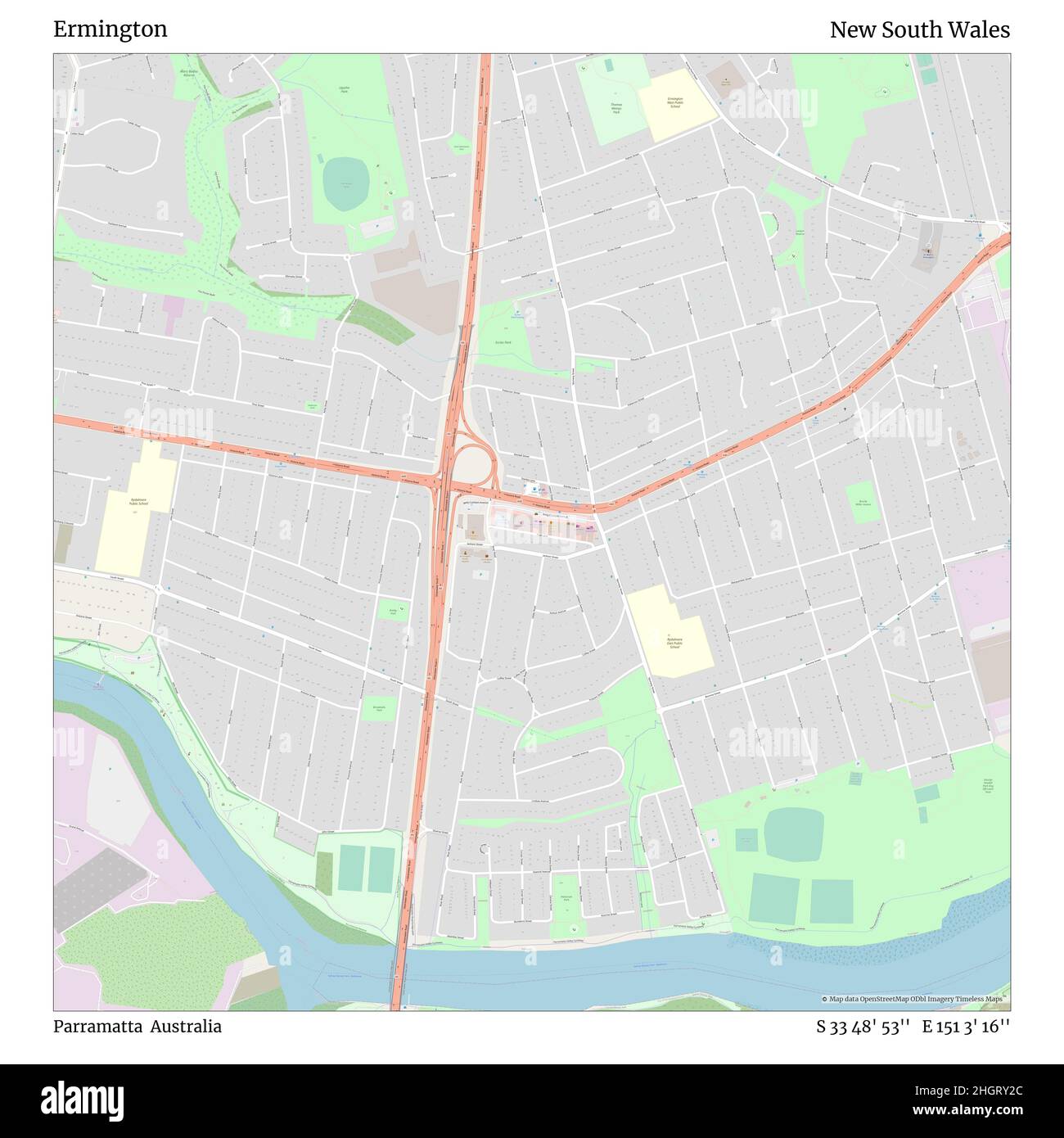 Ermington, Parramatta, Australia, New South Wales, S 33 48' 53'', E 151 ...