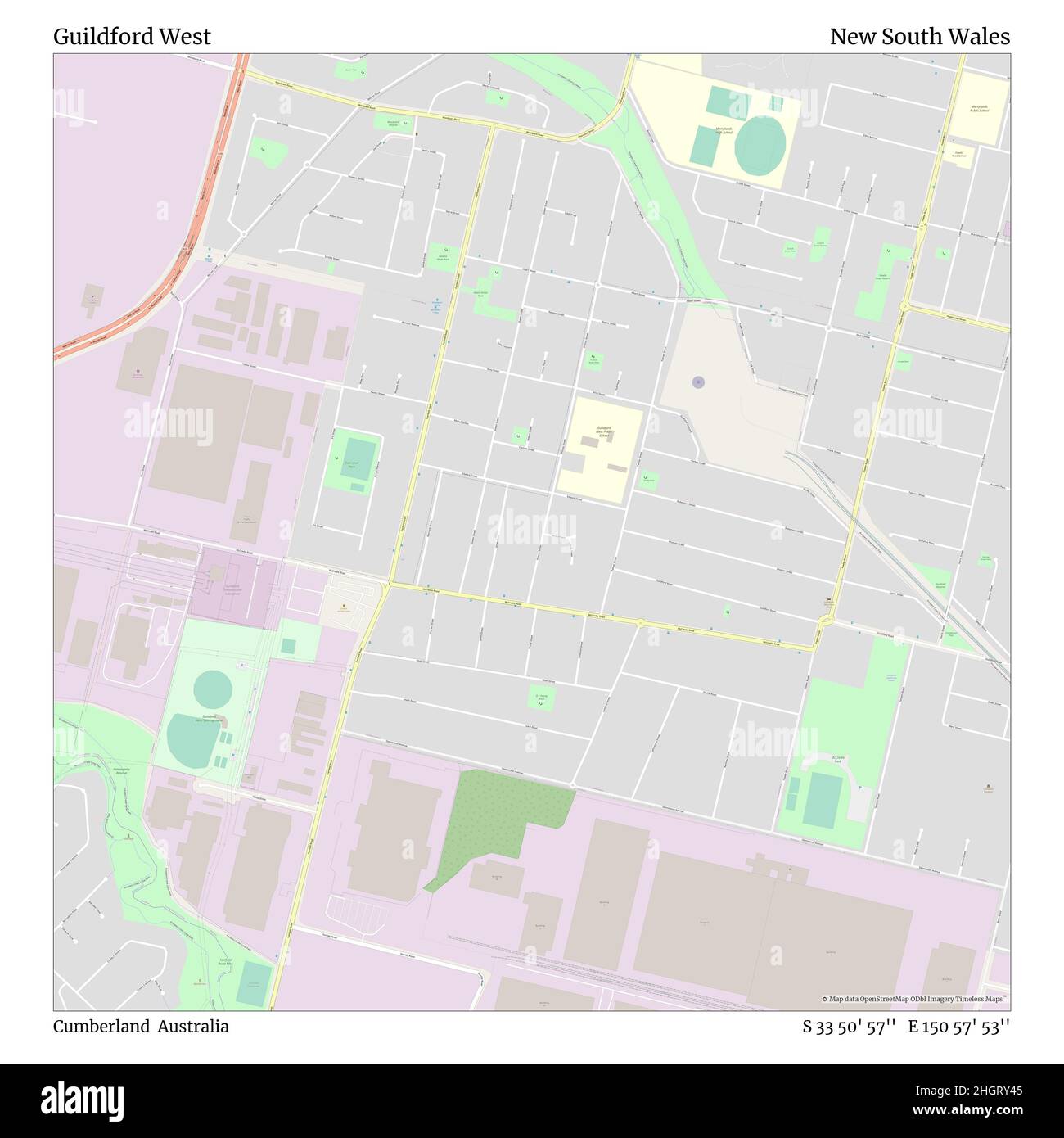 Map of guildford hi-res stock photography and images - Alamy
