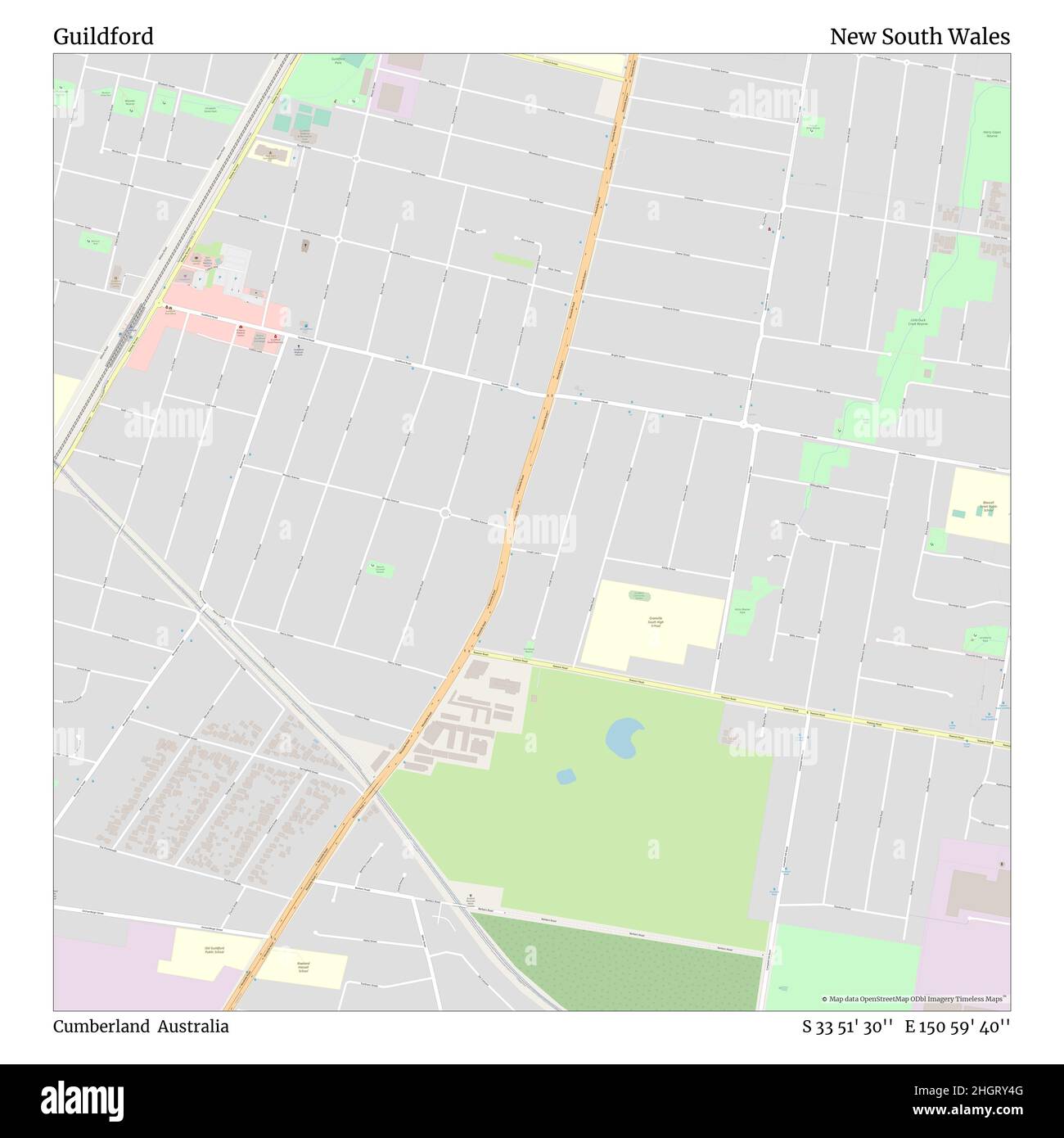 Map of guildford hi-res stock photography and images - Alamy