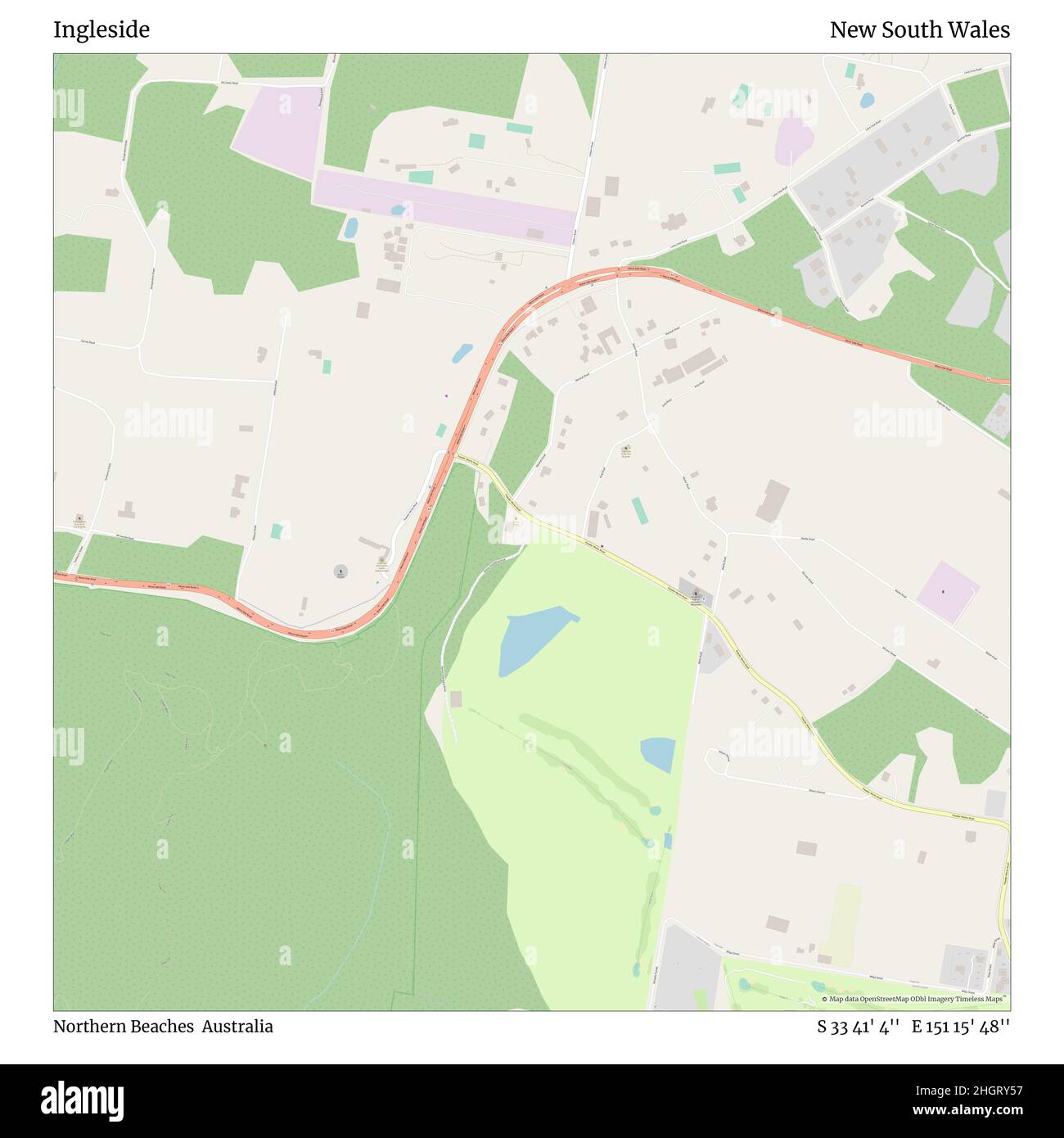 Ingleside map hi-res stock photography and images - Alamy