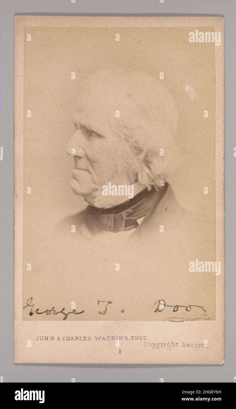 [George Thomas Doo] 1860s John and Charles Watkins British. [George ...