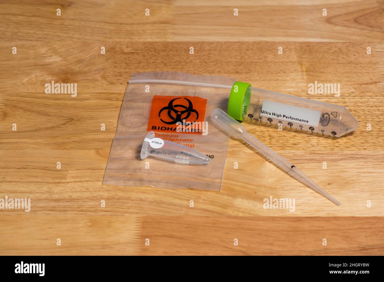 Covid19 antigen test kit with dropper, pipette, plastic tubs and ...