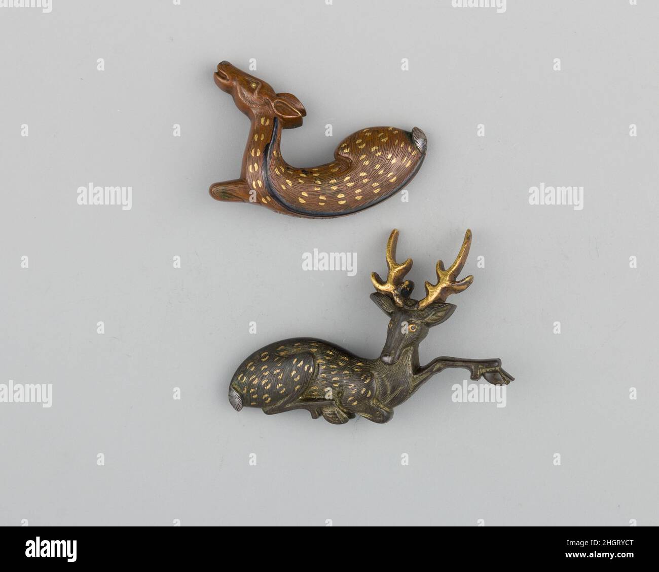 Pair of Sword-Grip Ornaments (Menuki) 19th century Japanese Menuki are ...