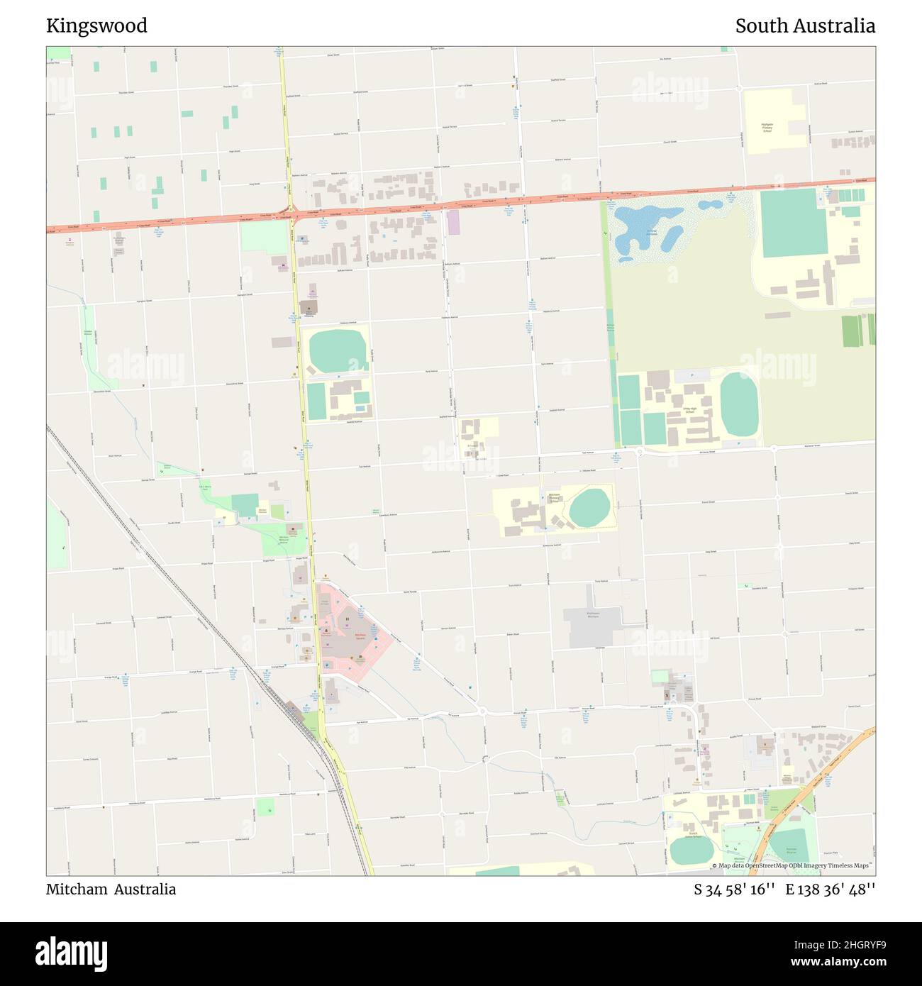 Map of kingswood Cut Out Stock Images & Pictures - Alamy