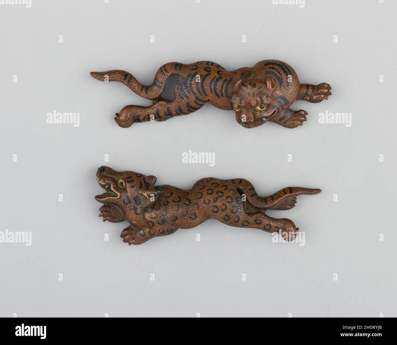 Pair of Sword-Grip Ornaments (Menuki) 19th century Japanese Menuki are ...