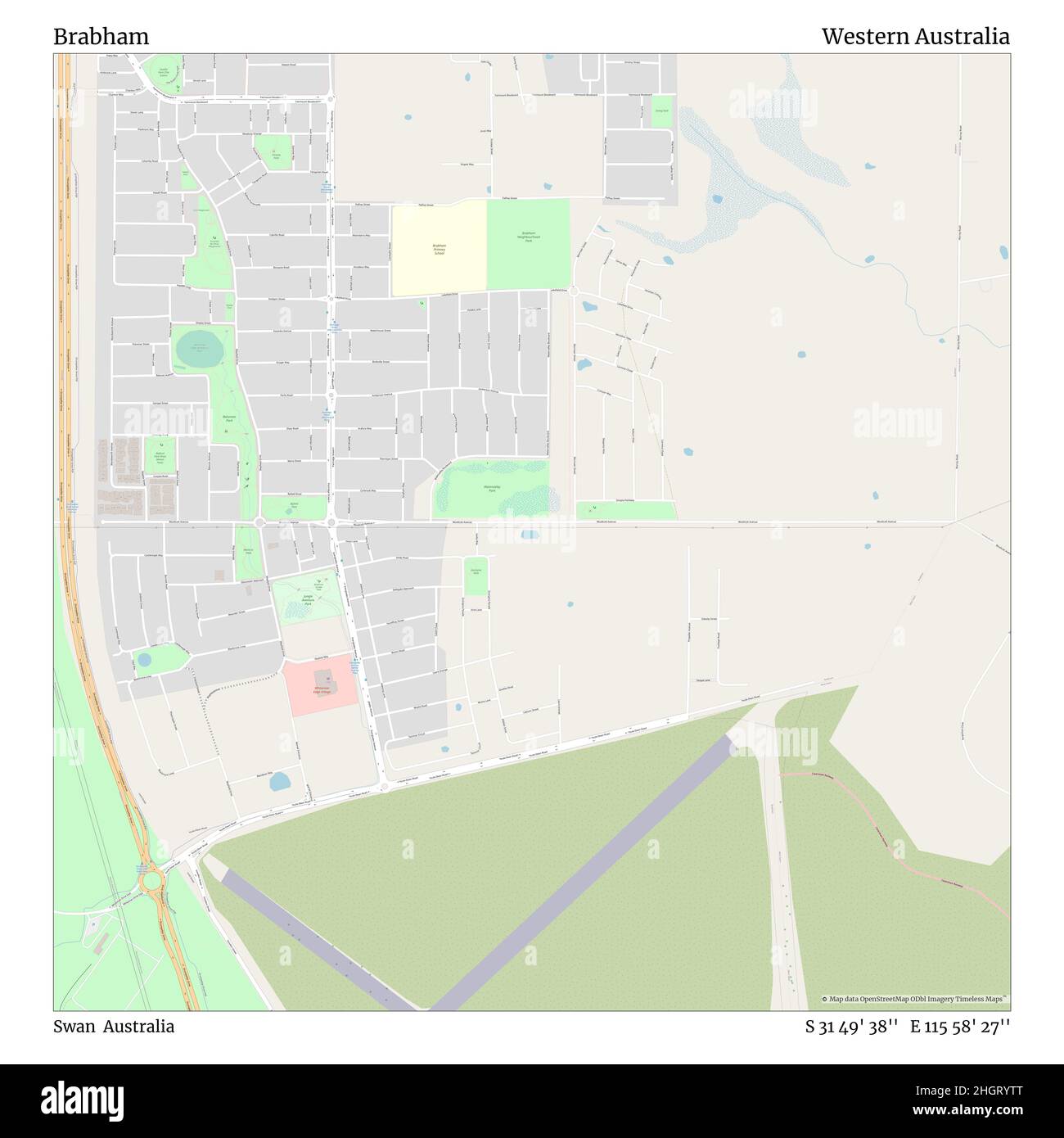 Brabham, Swan, Australia, Western Australia, S 31 49' 38'', E 115 58 ...