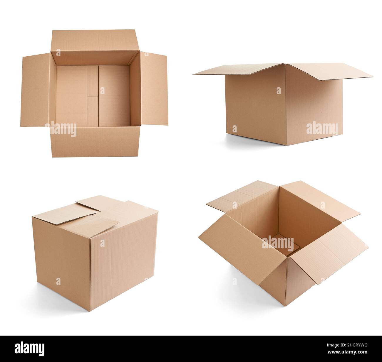box package delivery cardboard carton Stock Photo - Alamy