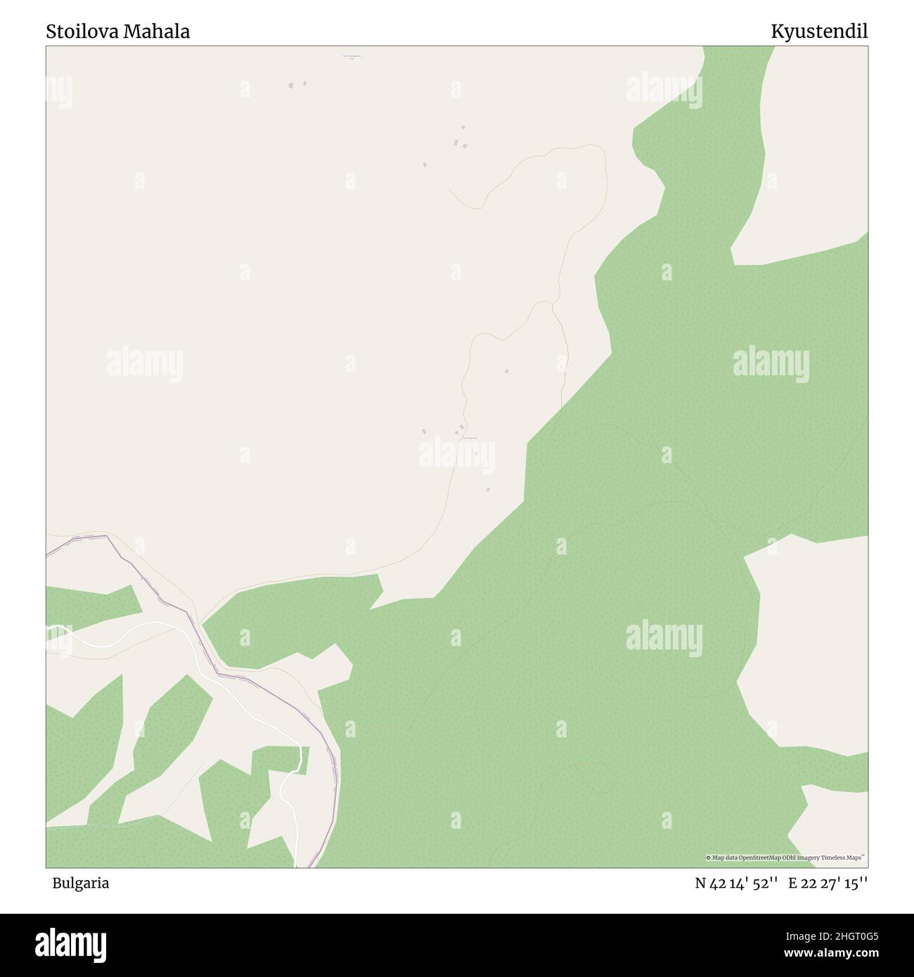 Stoilova Mahala, Bulgaria, Kyustendil, N 42 14' 52'', E 22 27' 15 ...