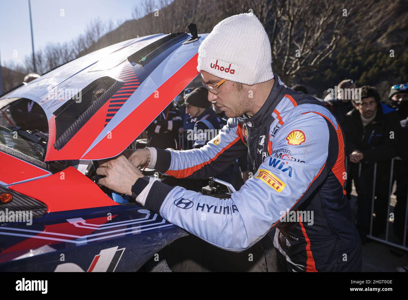 NEUVILLE Thierry (BEL), HYUNDAI SHELL MOBIS WORLD RALLY TEAM HYUNDAI ...