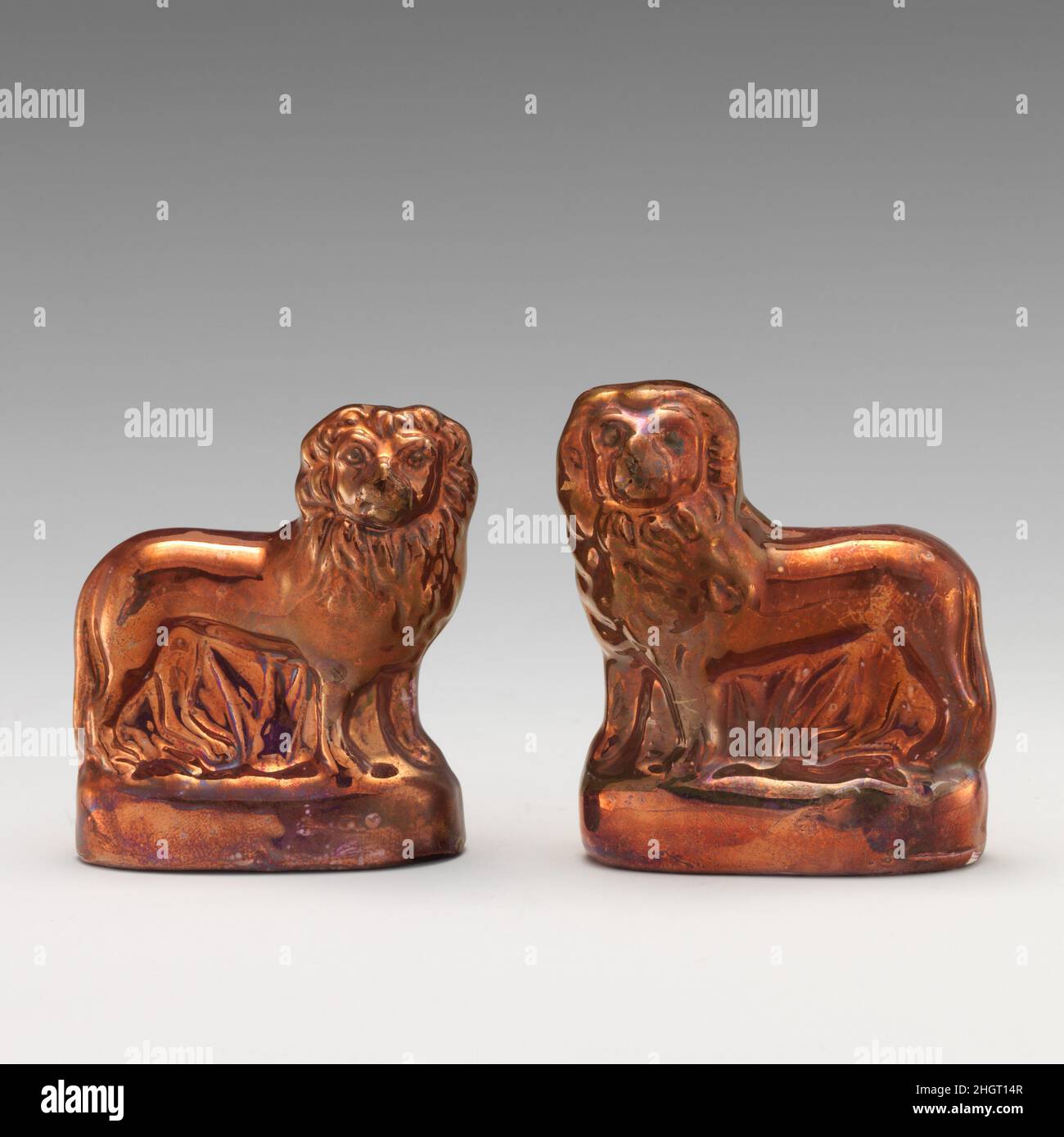 Pair of lions 19th century Mary Atwood. Pair of lions. Mary Atwood ...