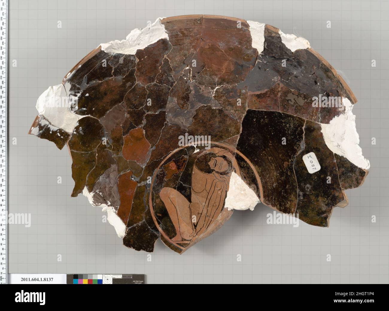 Terracotta fragment of a kylix (drinking cup) last quarter of the 6th ...
