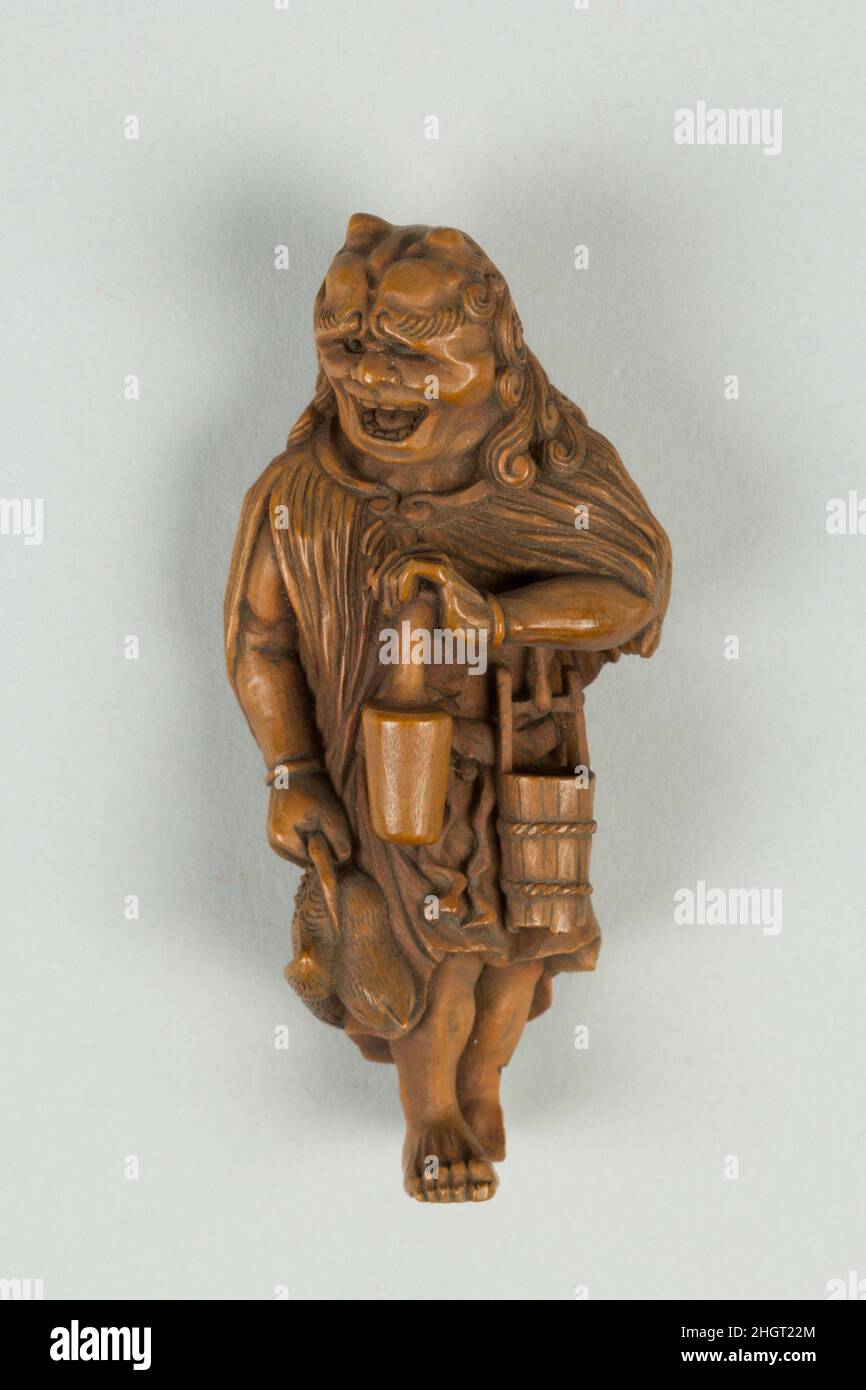 Netsuke 19th century Japan. Netsuke. Japan. 19th century. Wood. Edo ...