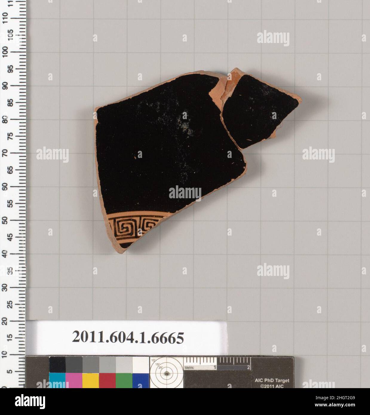 Terracotta fragment of a kylix (drinking cup) 490–470 B.C. Greek, Attic ...