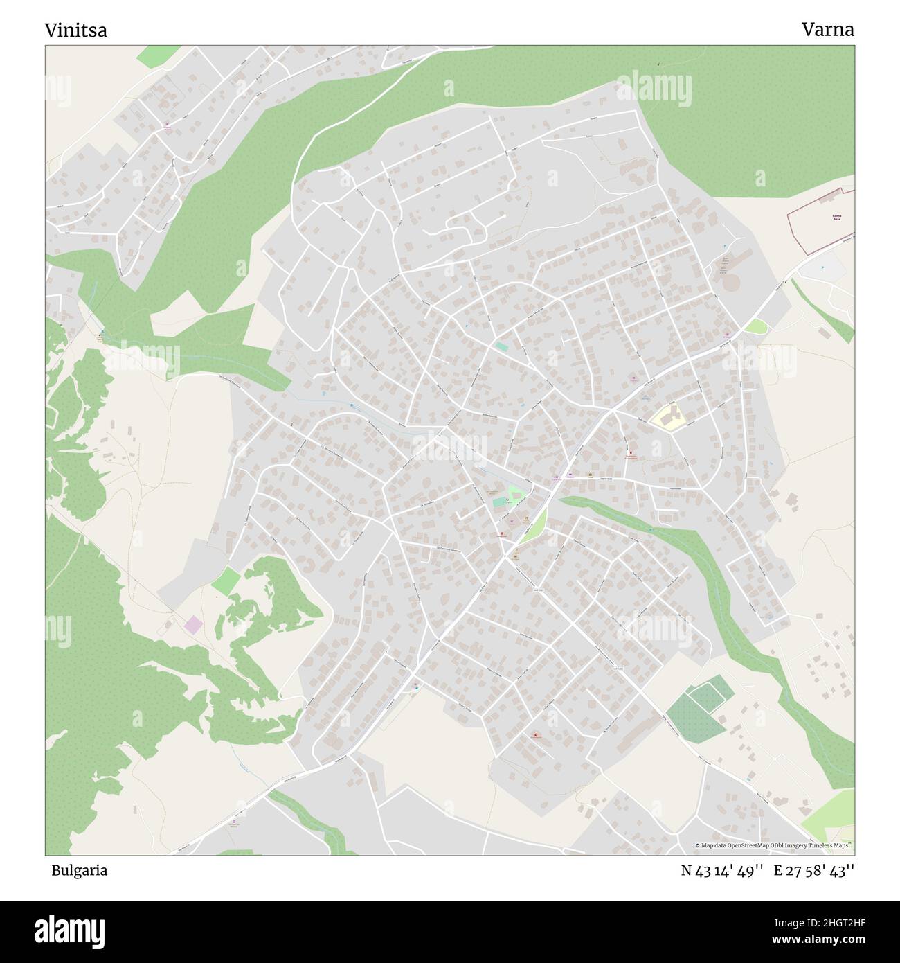 Vinitsa map hi-res stock photography and images - Alamy