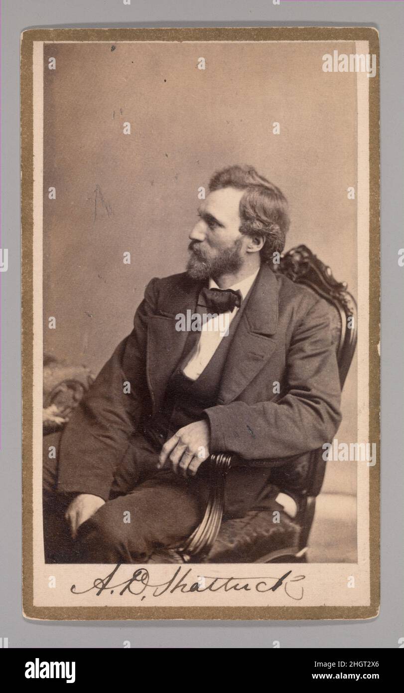 [Aaron Draper Shattuck] 1860s George Gardner Rockwood American. [Aaron ...