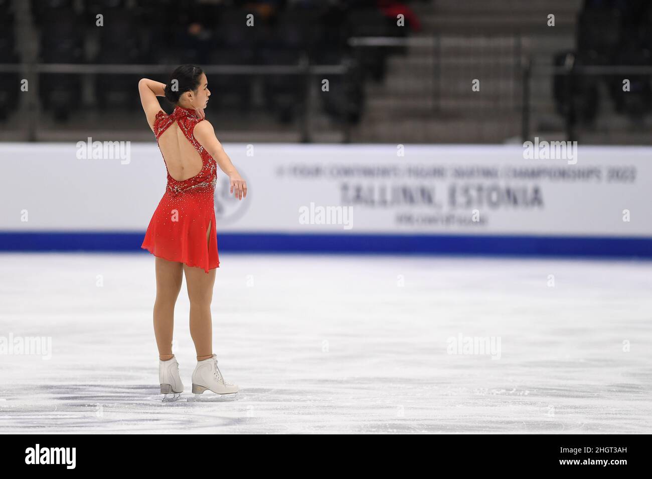 Alison SCHUMACHER (CAN), during Women Free Skating, at the ISU Four ...