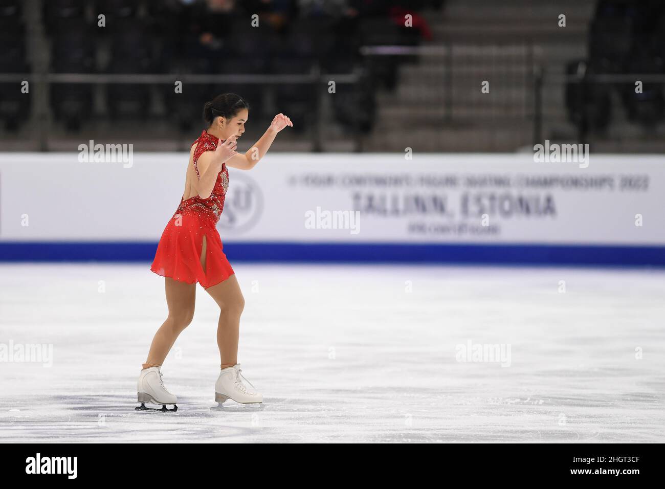Alison SCHUMACHER (CAN), during Women Free Skating, at the ISU Four ...