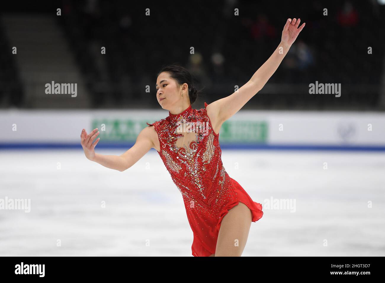 Alison SCHUMACHER (CAN), during Women Free Skating, at the ISU Four ...