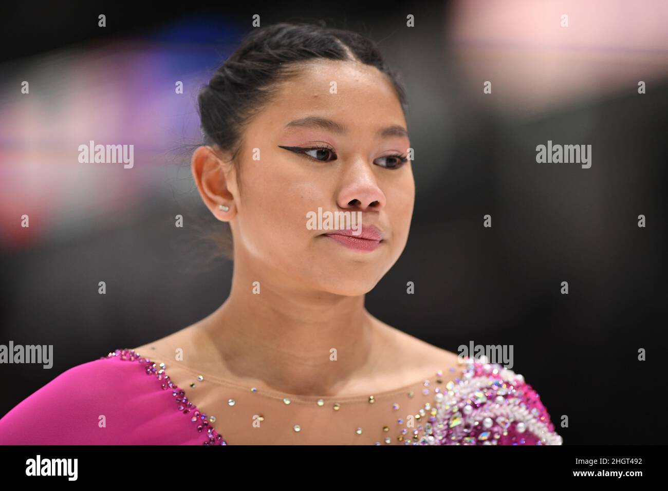 Victoria ALCANTARA (AUS), during Women Free Skating, at the ISU Four ...