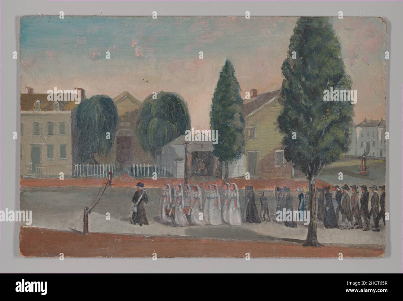 Infant Funeral Procession 1870s William P. Chappel American In the ...