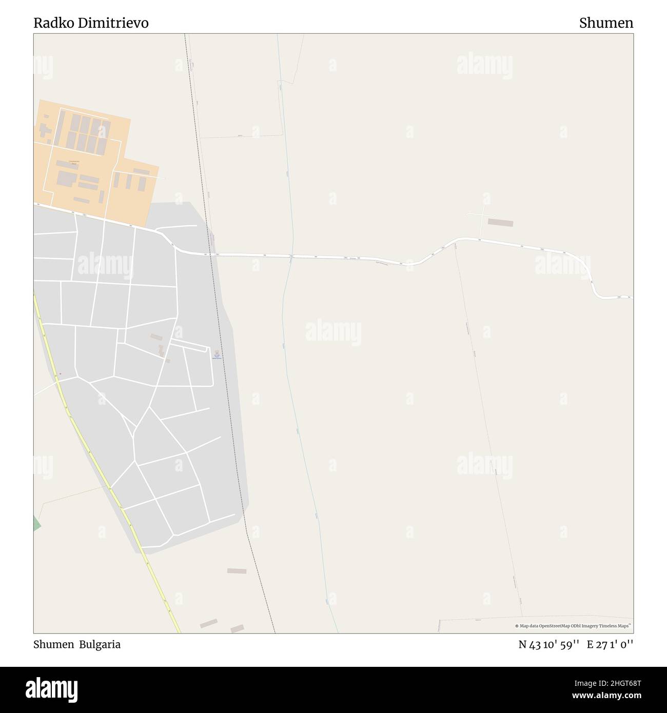 Radko Dimitrievo, Shumen, Bulgaria, Shumen, N 43 10' 59'', E 27 1' 0 ...