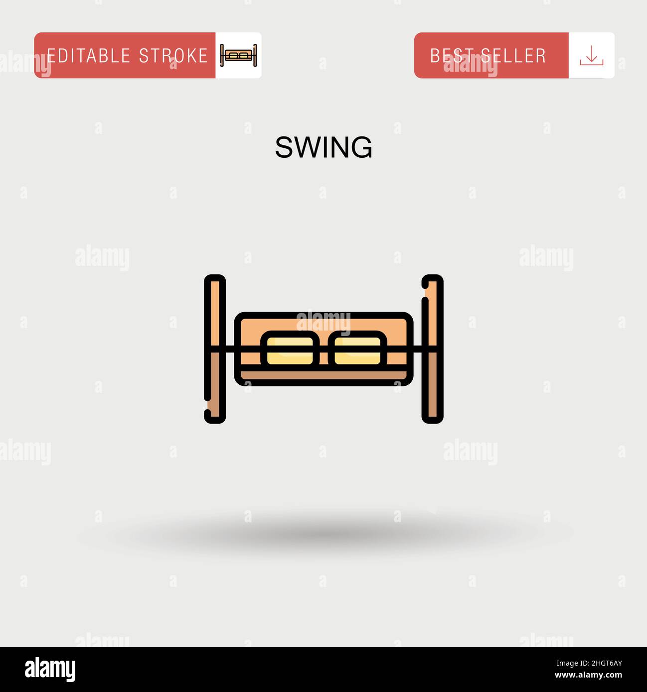 Swing park Stock Vector Images - Alamy