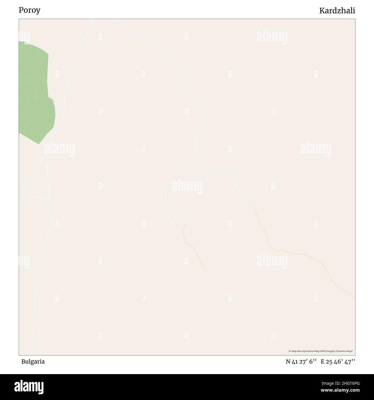 Poroy, Bulgaria, Kardzhali, N 41 27' 6'', E 25 46' 47'', map, Timeless ...