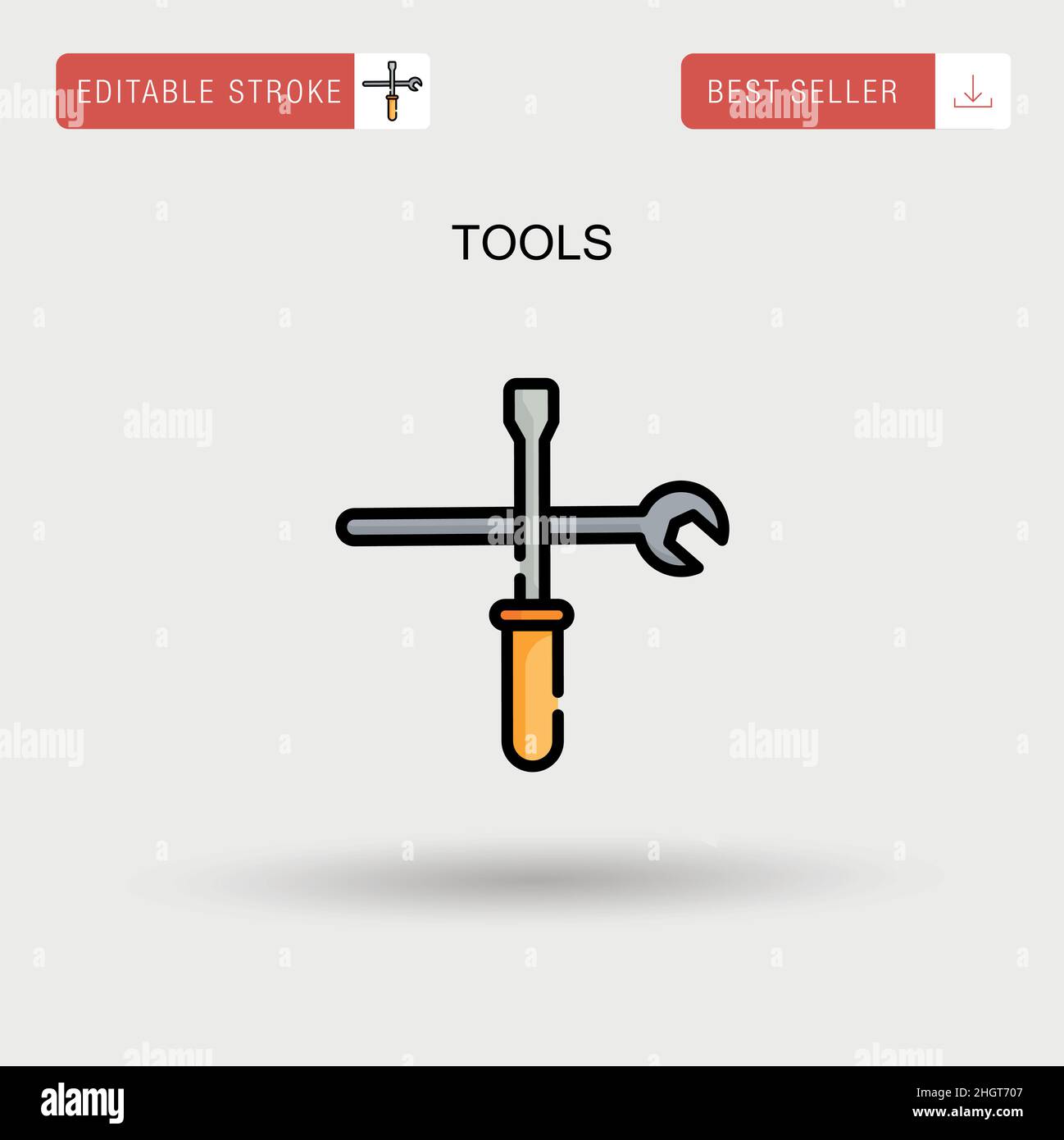 Tools Simple vector icon Stock Vector Image & Art - Alamy