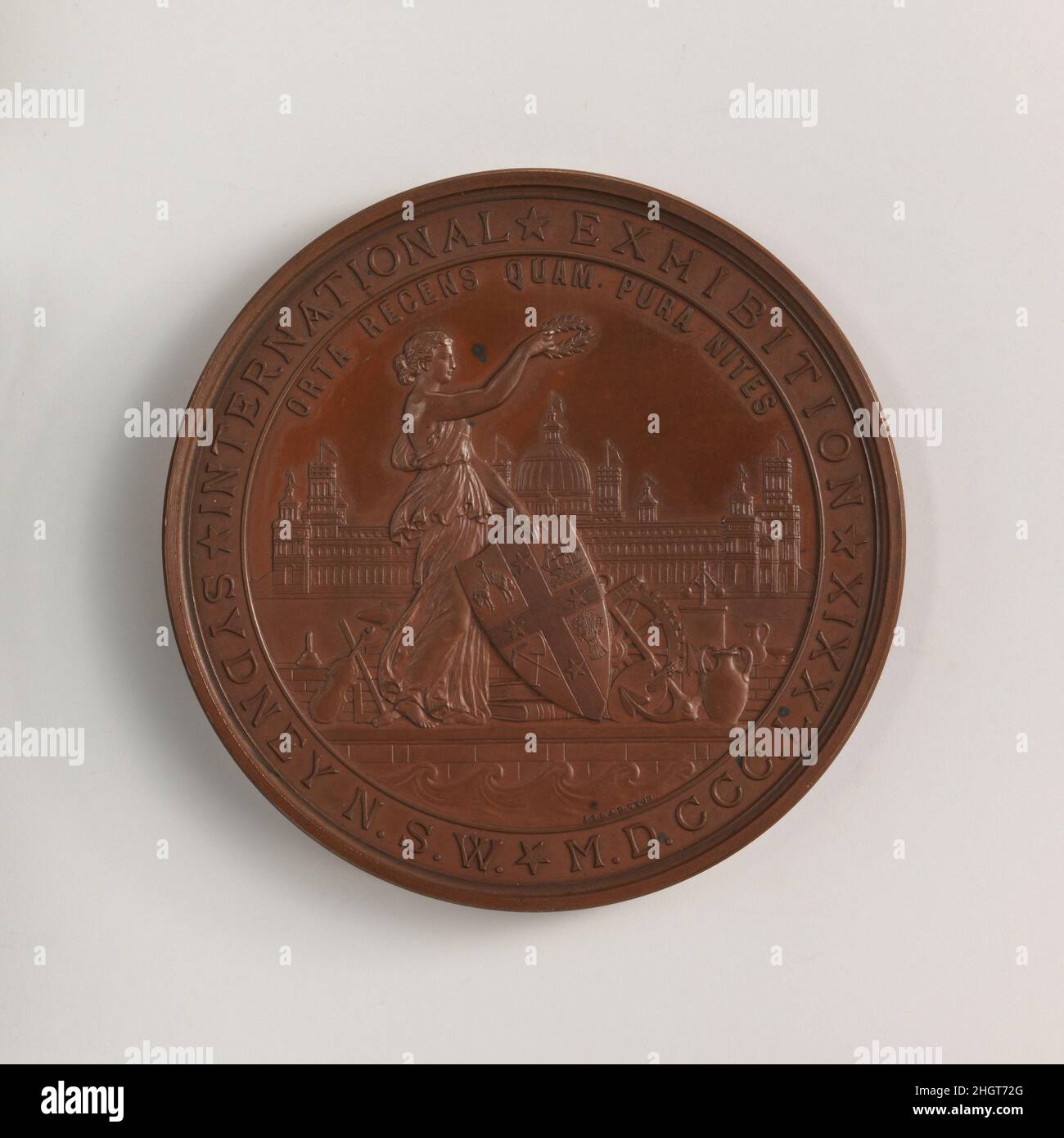 Sydney International Exhibition Medal 1879 Medalist: Alfred Benjamin ...