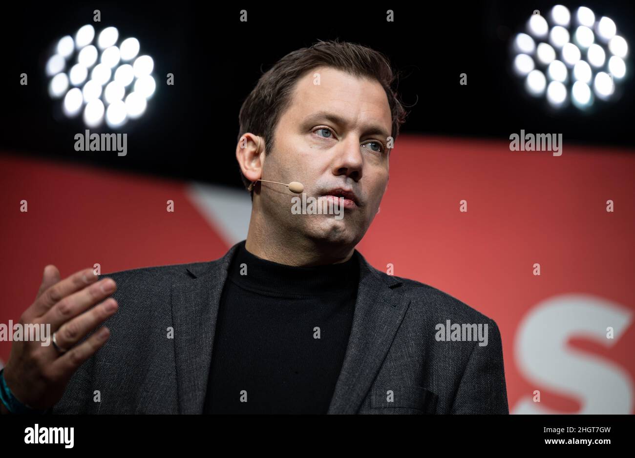 Berlin, Germany. 22nd Jan, 2022. SPD leader Lars Klingbeil. Credit ...