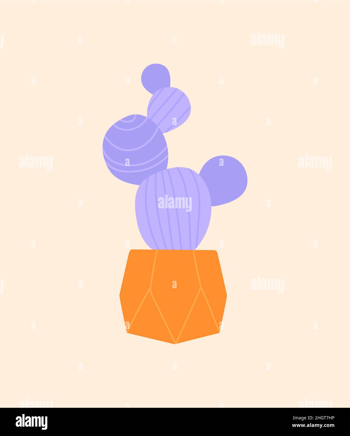 Round leaf houseplant Stock Vector Images - Alamy