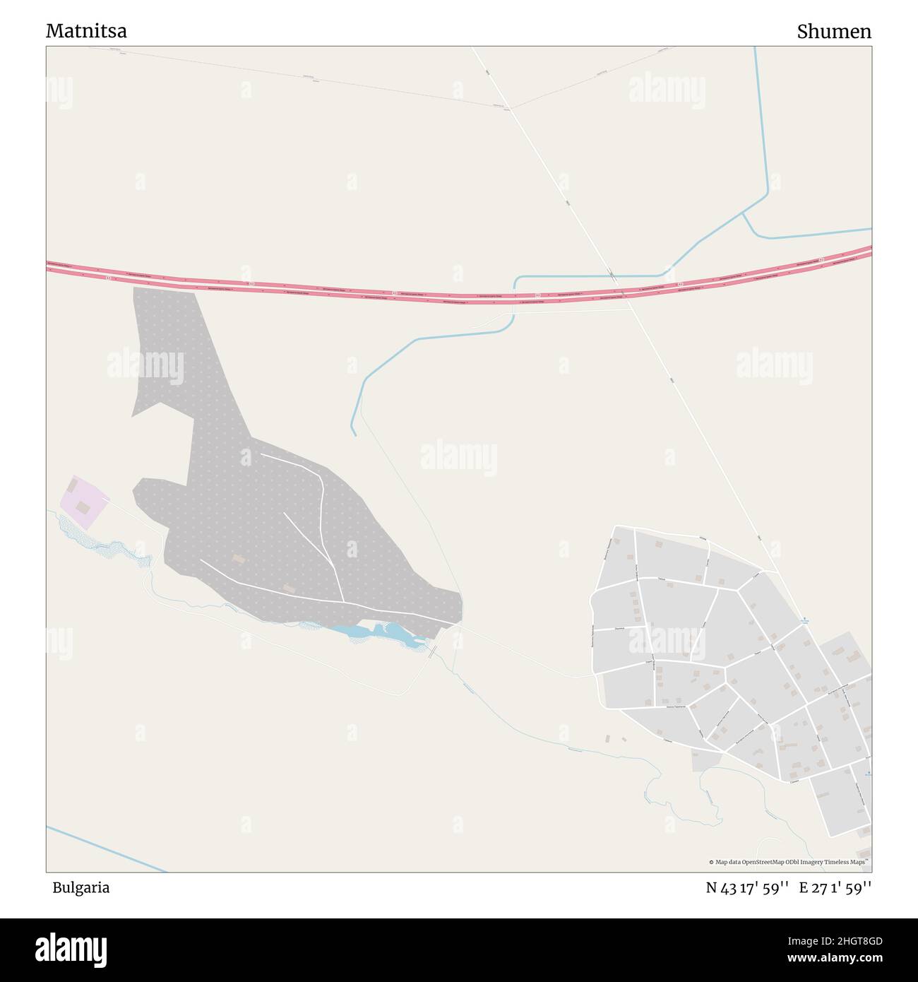 Matnitsa, Bulgaria, Shumen, N 43 17' 59'', E 27 1' 59'', map, Timeless ...