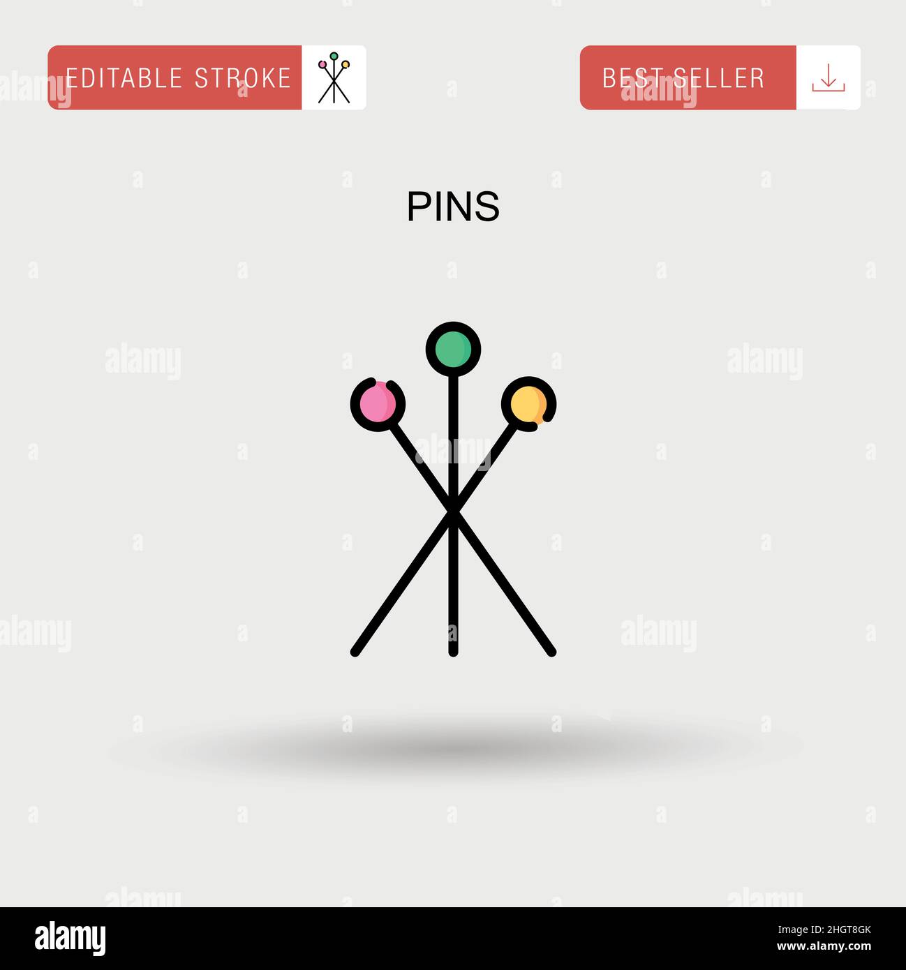 Modern push pins hi-res stock photography and images - Alamy