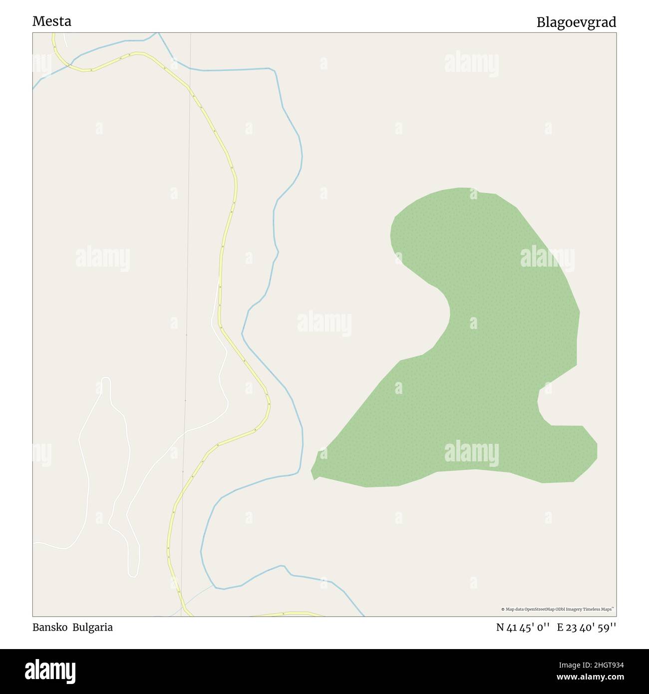 Mesta map Cut Out Stock Images & Pictures - Alamy