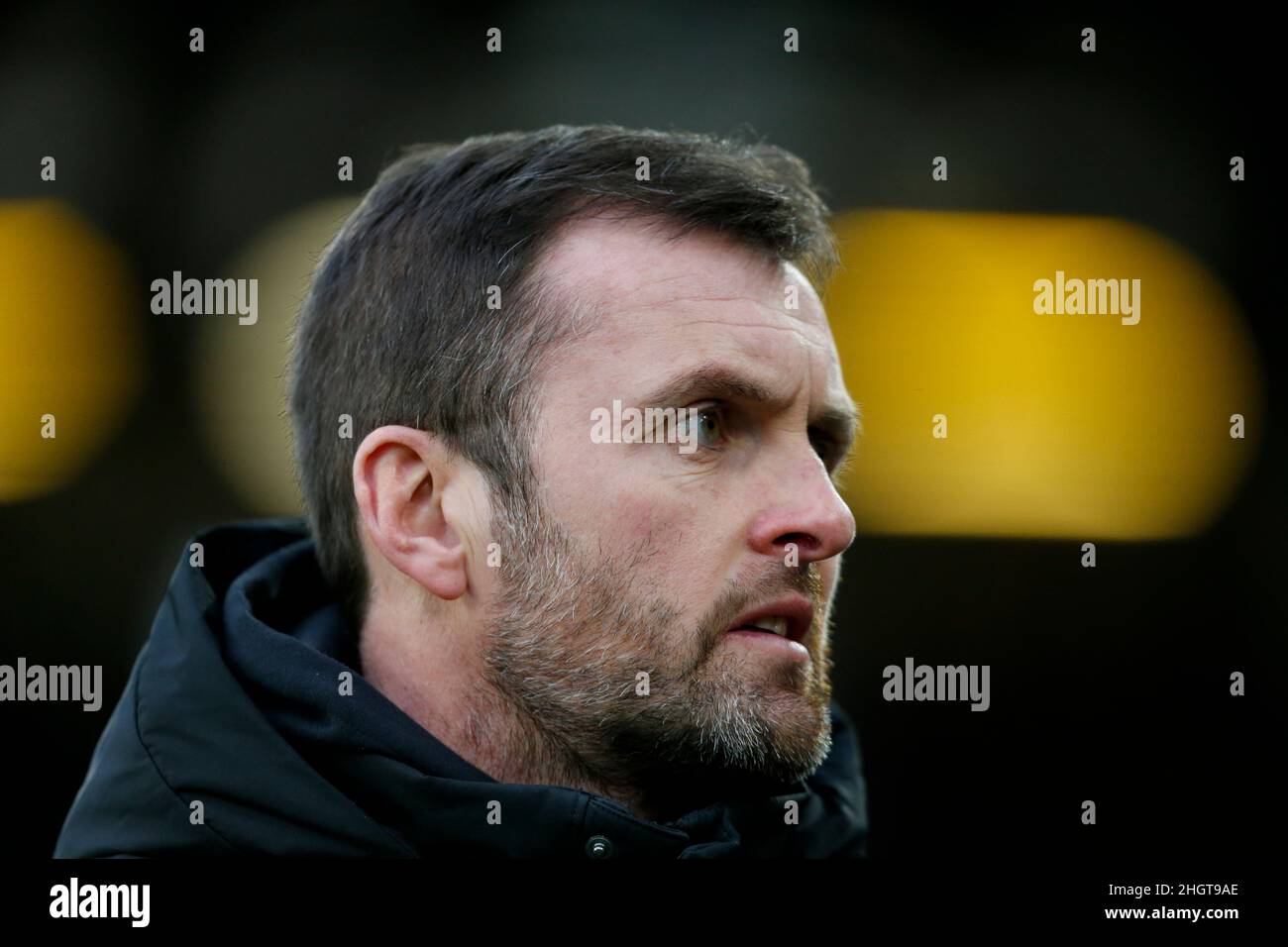 Nathan Jones manager of Luton Town Stock Photo - Alamy