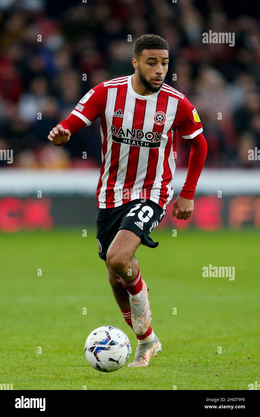 Jayden Bogle #20 of Sheffield United Stock Photo - Alamy