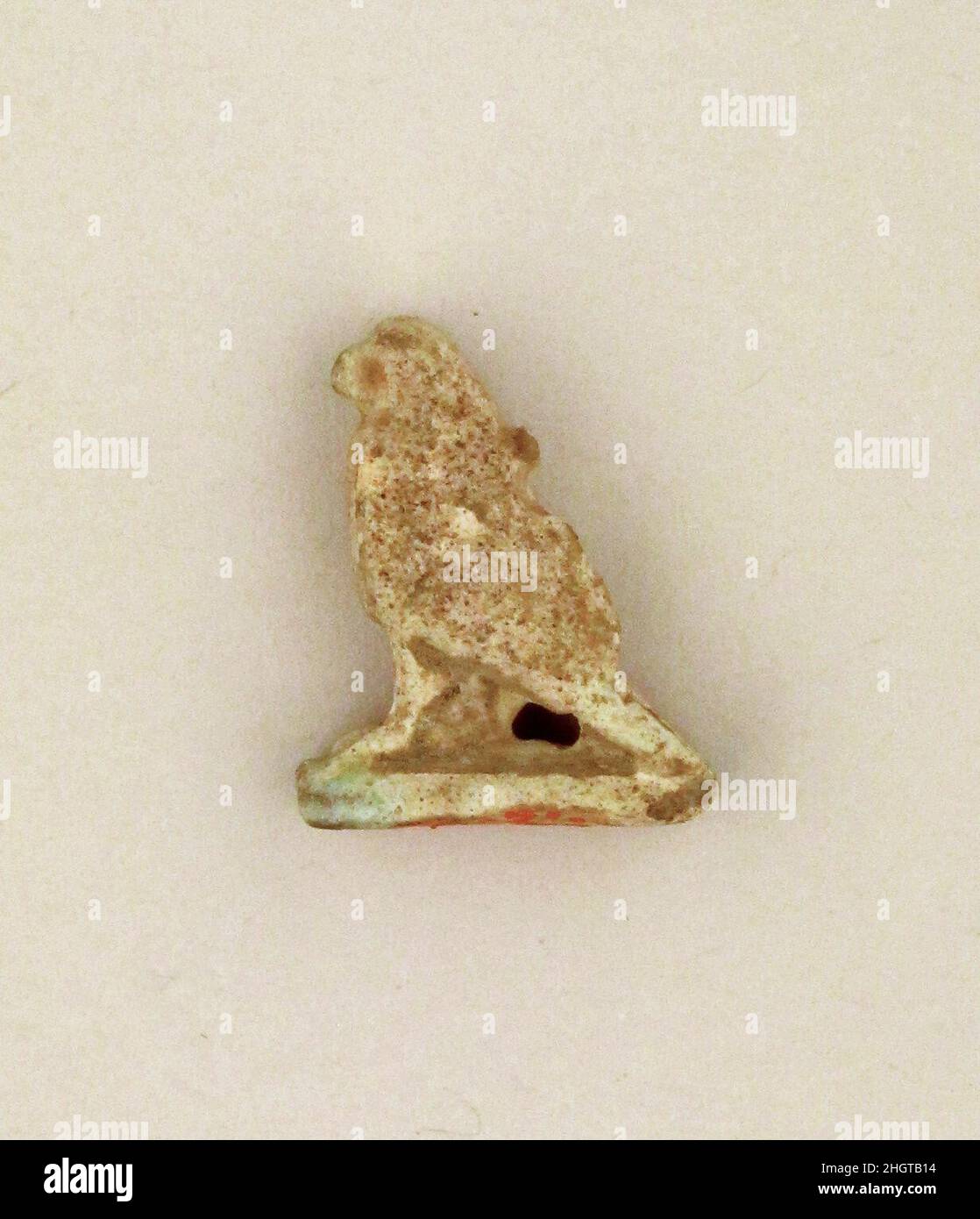 Amulet, hawk. Amulet, hawk. Clay, glazed. Gold and Silver Stock Photo ...