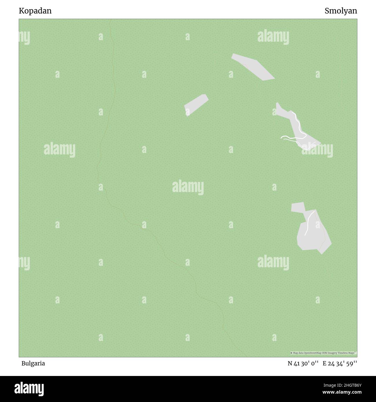 Kopadan, Bulgaria, Smolyan, N 41 30' 0'', E 24 34' 59'', map, Timeless ...