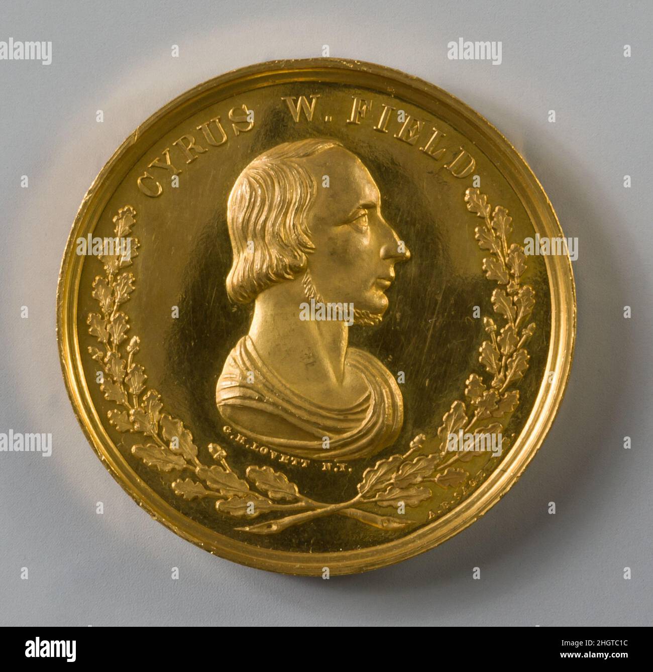 Medal ca. 1858 George Hampden Lovett. Medal. American. ca. 1858. Gold ...