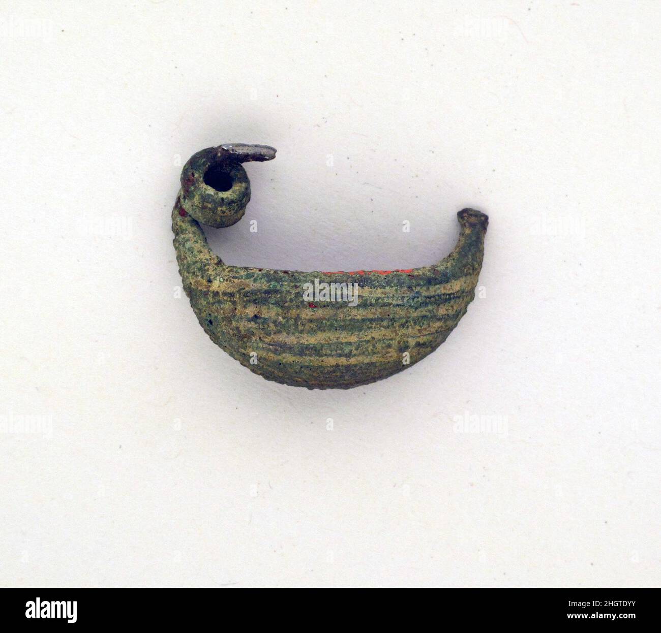 Fibula, boat-shaped type 8th–6th century B.C. Italic The bow is hollow ...