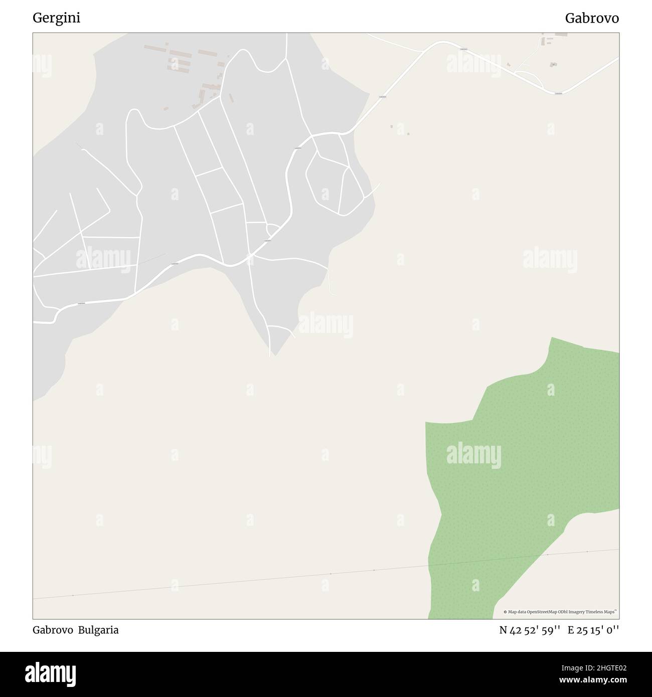 Gergini, Gabrovo, Bulgaria, Gabrovo, N 42 52' 59'', E 25 15' 0'', map ...