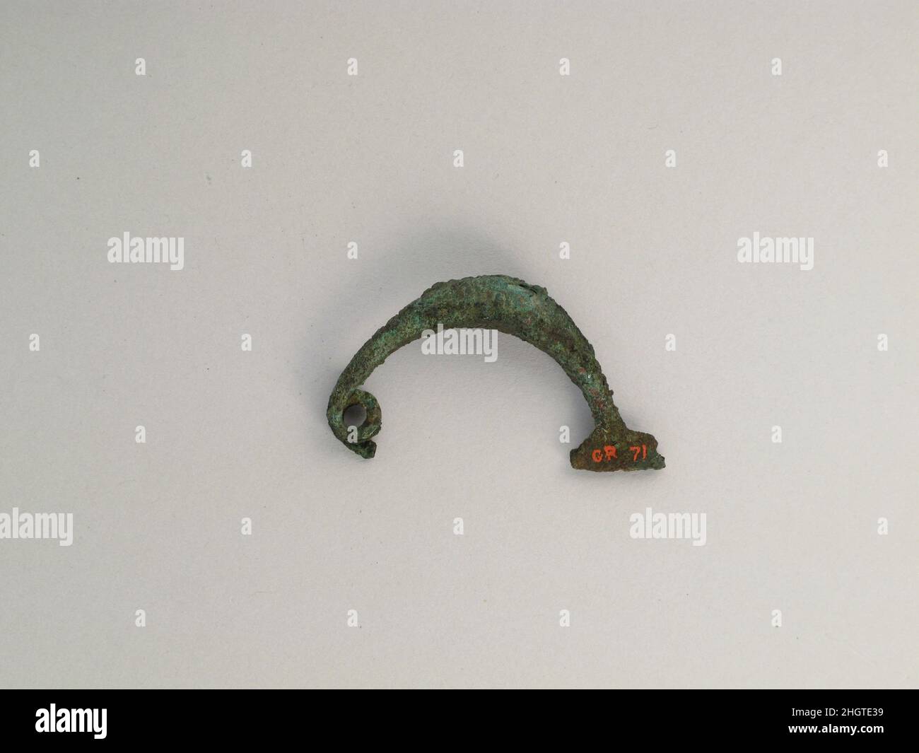 Fibula, boat-shaped type 8th–6th century B.C. Italic The bow is hollow ...