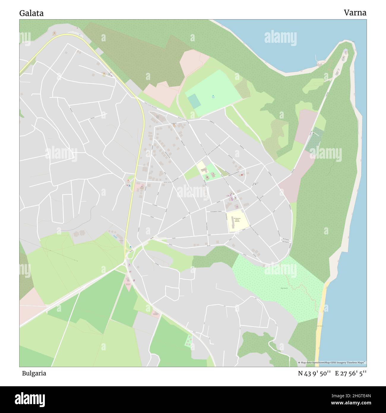 Varna city map plan hi-res stock photography and images - Alamy