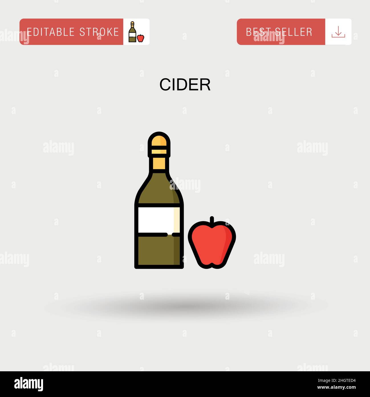 Apple cider Stock Vector Images - Alamy