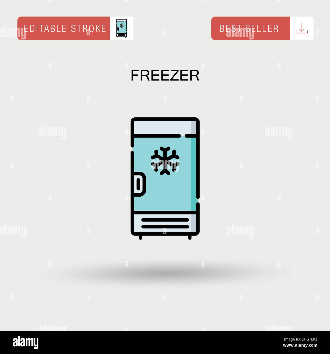 Freezer Simple vector icon Stock Vector Image & Art - Alamy