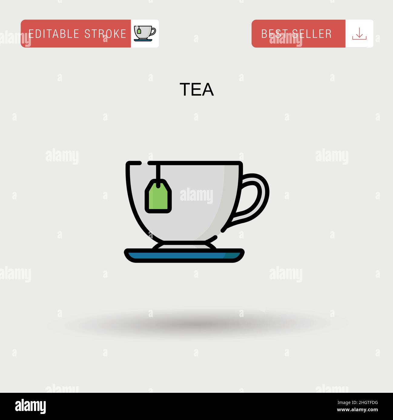 Ginger tea with hot water Stock Vector Images - Alamy