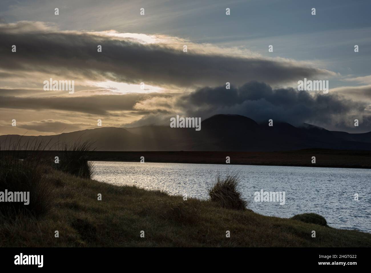Sunset at Claggan Mountain Coastal Trail in County Mayo Stock Photo - Alamy